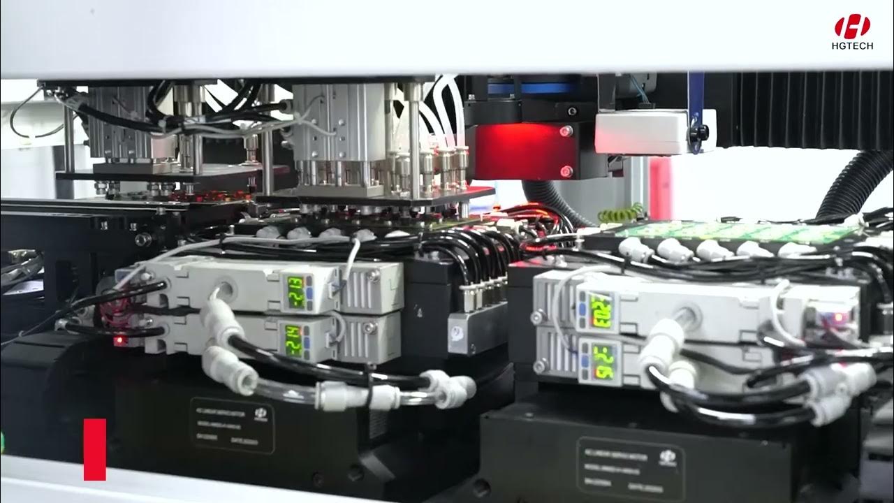 Auto Loading Unloading Laser Depaneling System HGTECH - YouTube