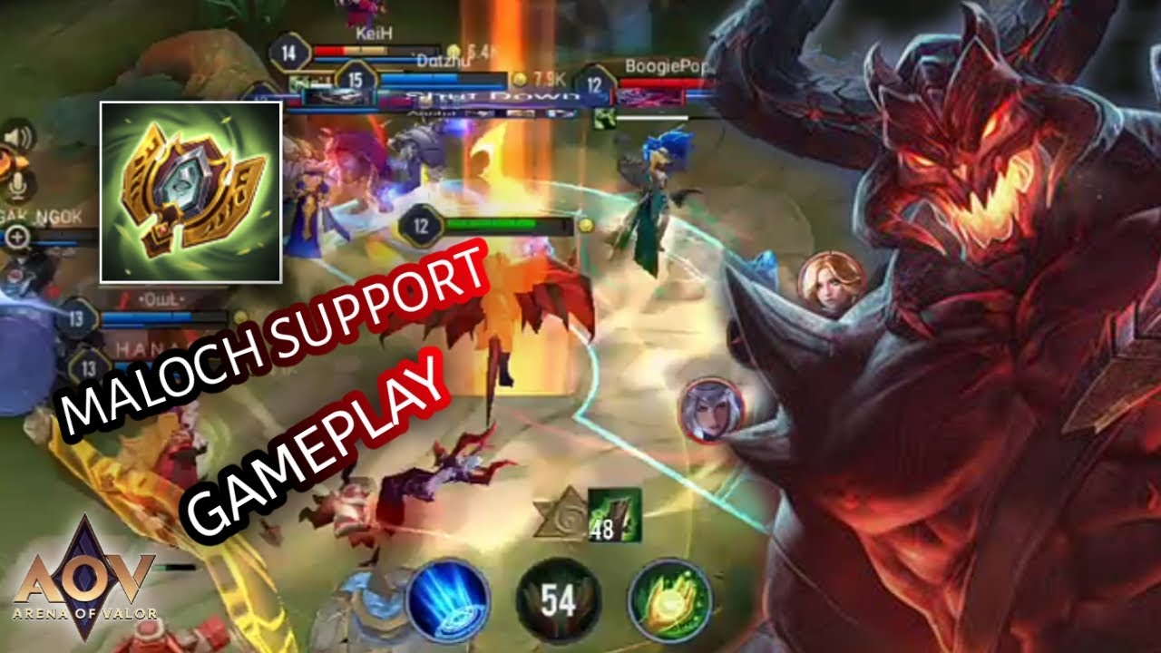 MALOCH SUPPORT AOV GAMEPLAY 2020 | AOV | ROV | LiênQuânMobile - YouTube