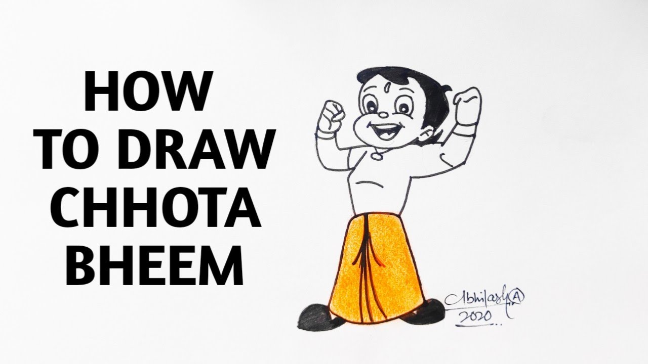 How To Draw Chhota Bhim || Chhota Bheem Draw Step-by-Step By ...