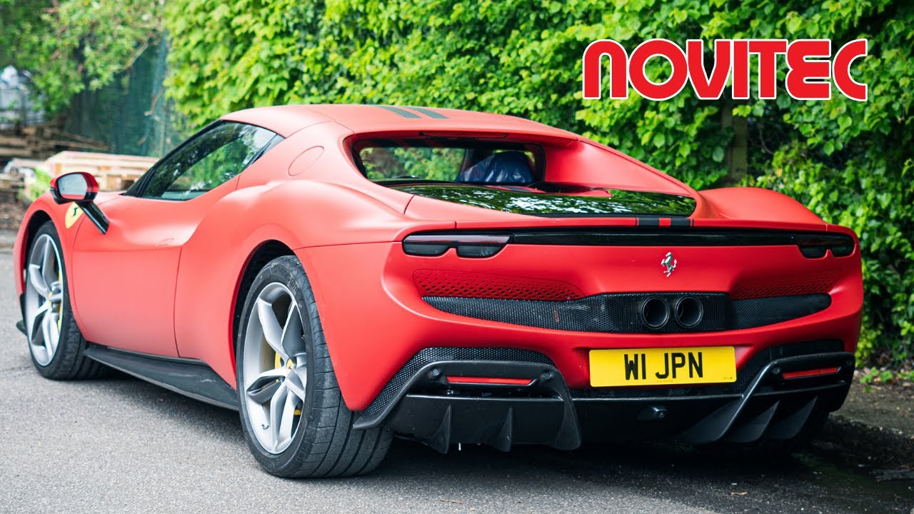 Ferrari 296 GTB with Novitec Exhaust System! - YouTube