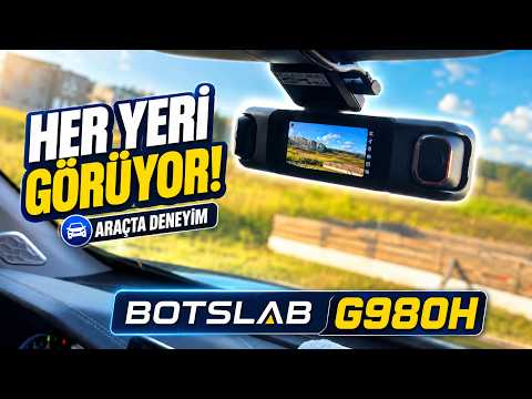 4 Kameralı 360 Derece Güvenlik Sağlayan Araç İçi Kamera: Botslab G980H 4 Channel