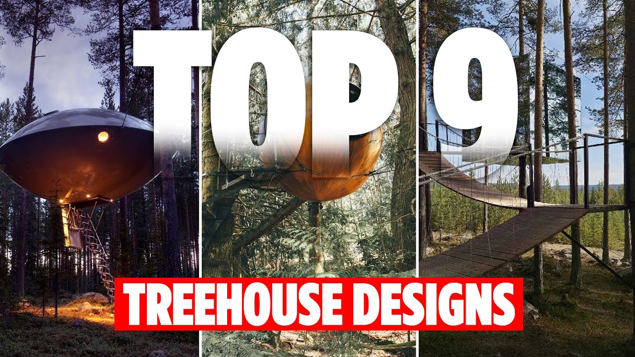9 Amazing Treehouse Designs for Adults | DwellScape - YouTube