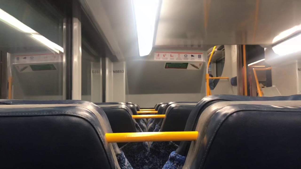 Onboard a Sydney Trains Tangara T set T125 (Ex-G set) on the T4 line to ...
