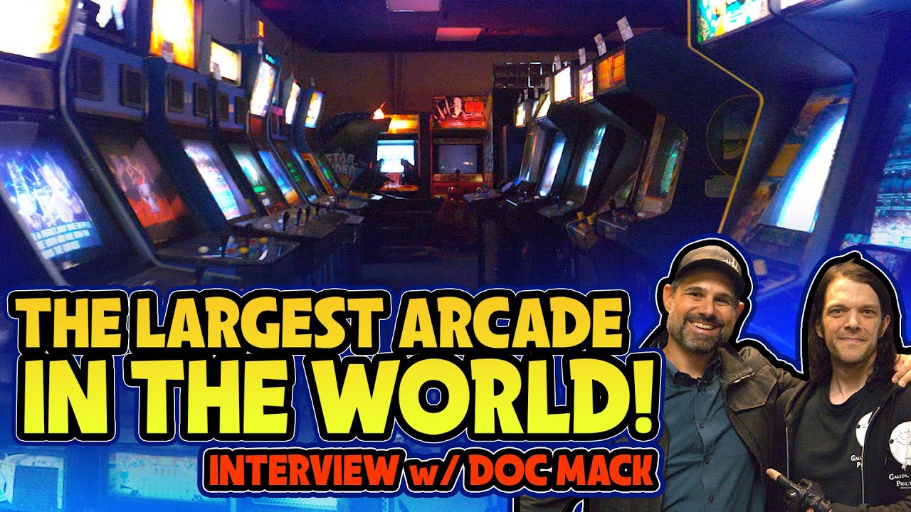 World's LARGEST Arcade - Galloping Ghost - Doc Mack Interview! - YouTube