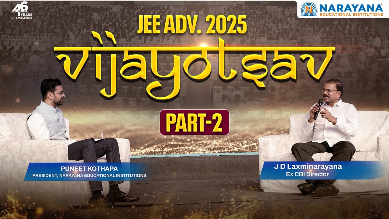 Vijayotsav 2025 Part-2 | Puneet Kothapa & J. D. Laxminarayana on ...