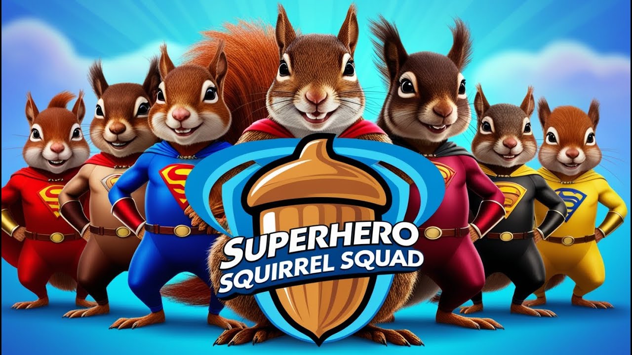 The Superhero Squirrel Squad | Superhero Kids song - YouTube