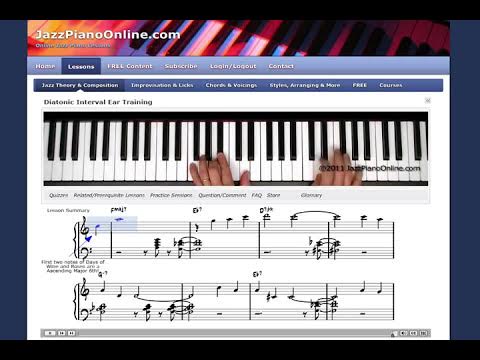 Diatonic Interval Ear Training - YouTube