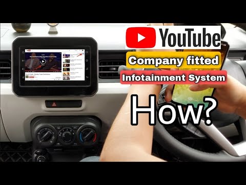 YouTube on Stock Infotainment System || Maruti Hyundai || TATA || Ignis zeta 2021 || Android Auto