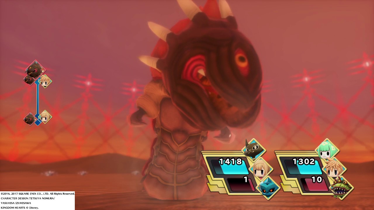 WORLD OF FINAL FANTASY Boss Sand Worm - YouTube