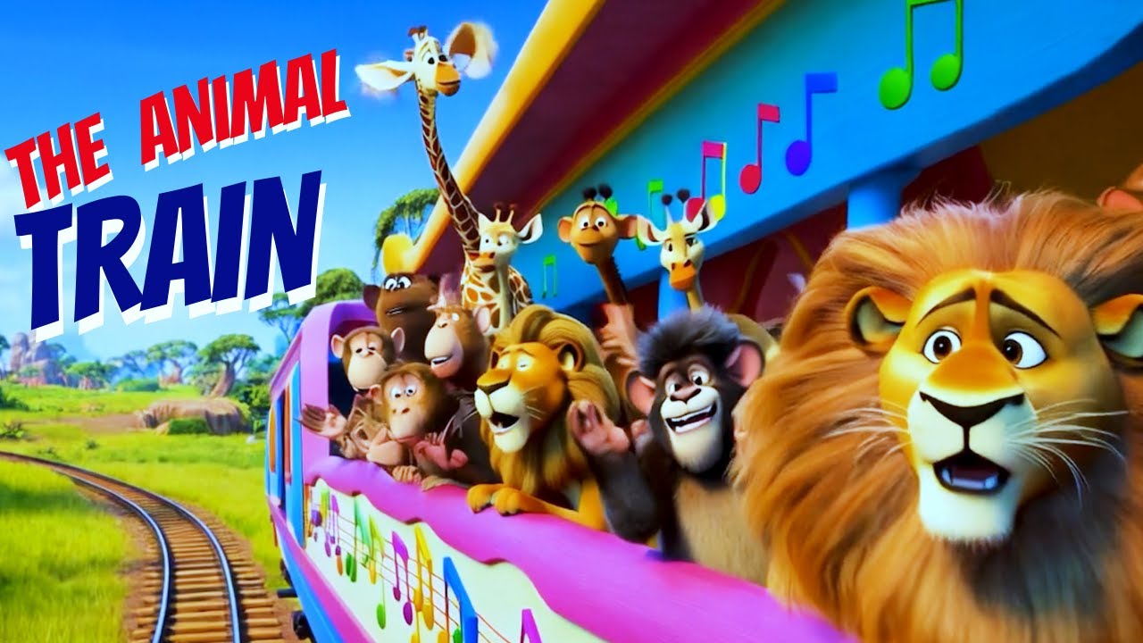 Choo Choo! The Animal Train Song for Kids - YouTube