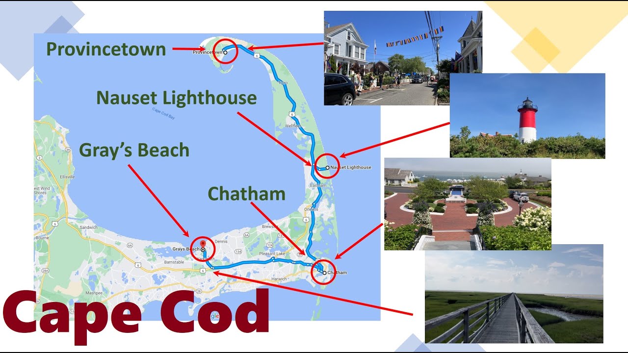 Cape Cod, Massachusetts, One-day Highlight Tour, and Route Management - YouTube
