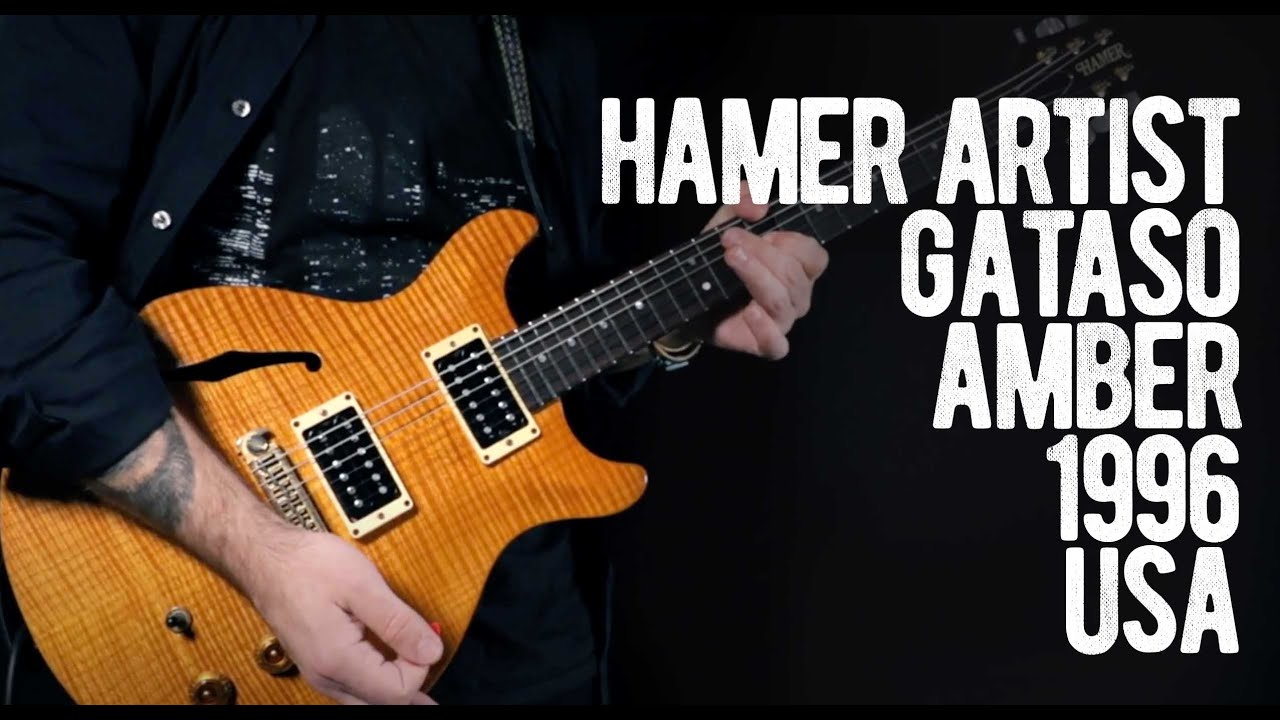 Hamer Artist GATASO Amber 1996 USA - YouTube