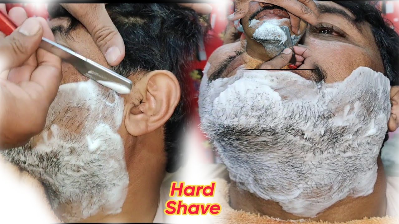 Best ️ Shave Asmr Style In Dubai Hairdresser | Best Shave | Asmr Beard ...