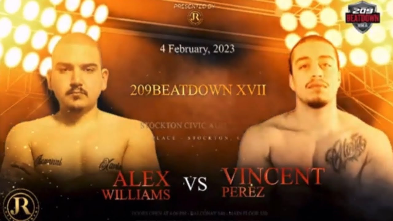Alex Vasquez V Vincent Perez - 209Beatdown XVII FIGHT 1 - YouTube