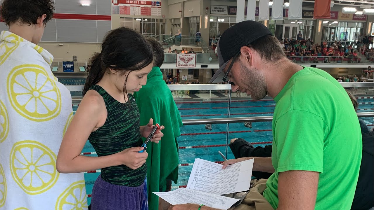 Swim Meet at Dennison University! - YouTube