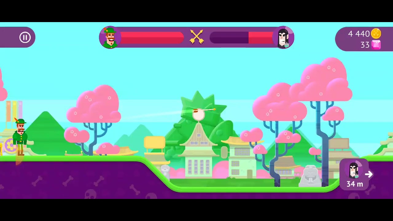 BOWMASTER using ROBIN🌟 - YouTube