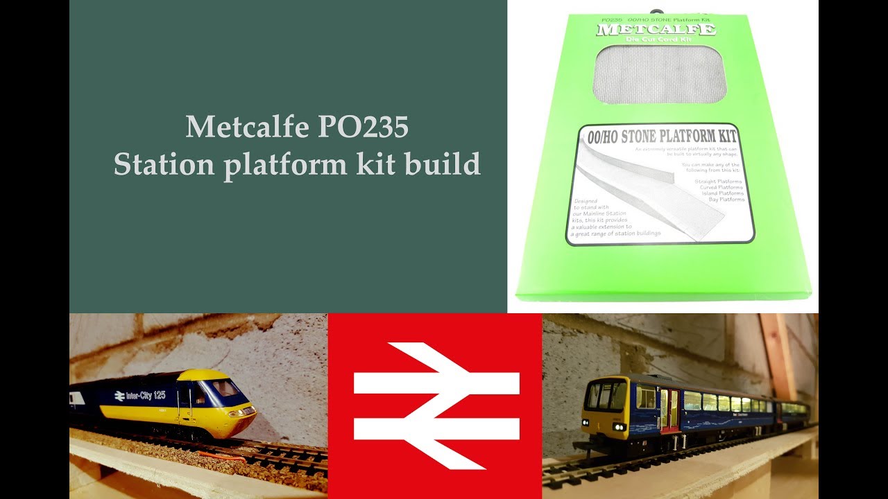 Metcalfe PO235 Stone station platform build - YouTube