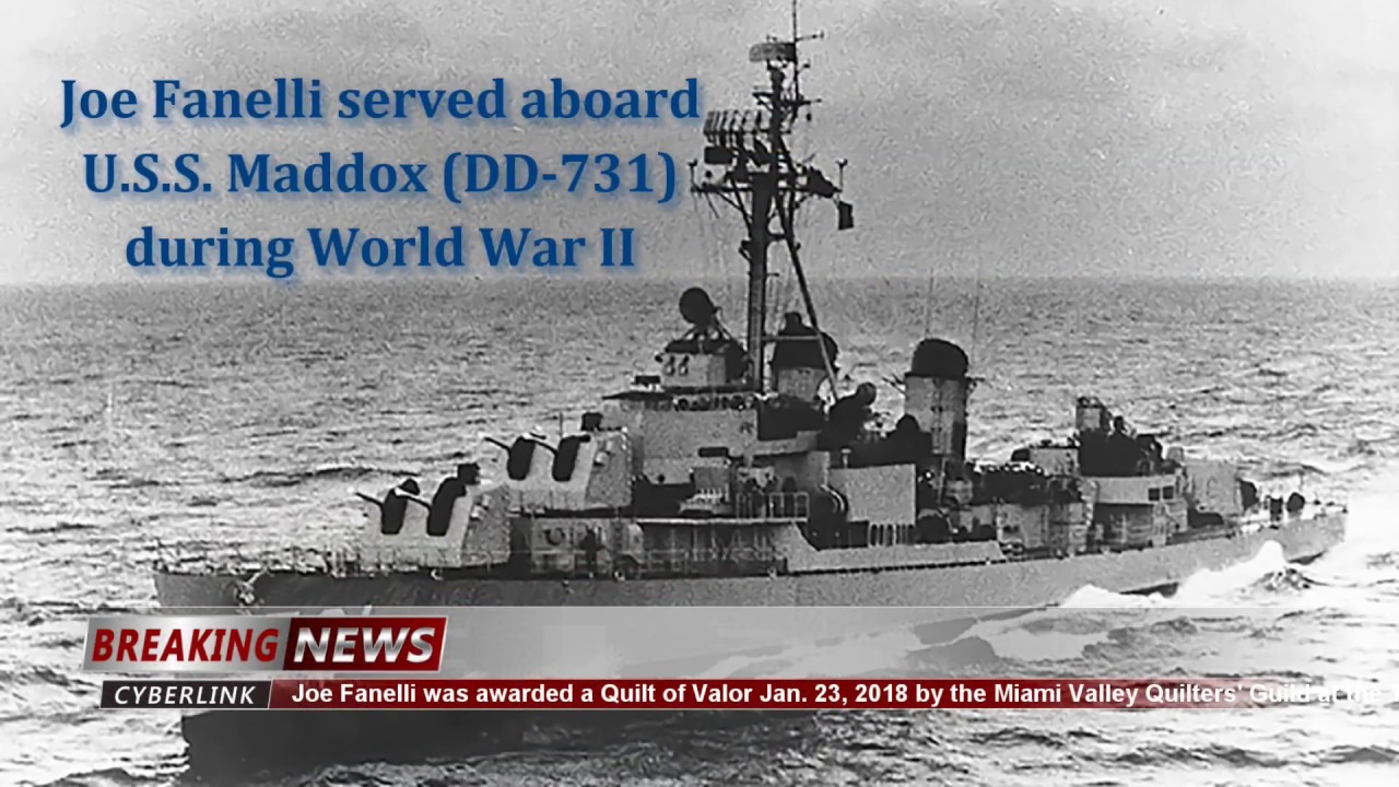 Joe Fanelli presented with Quilt of Valor - YouTube