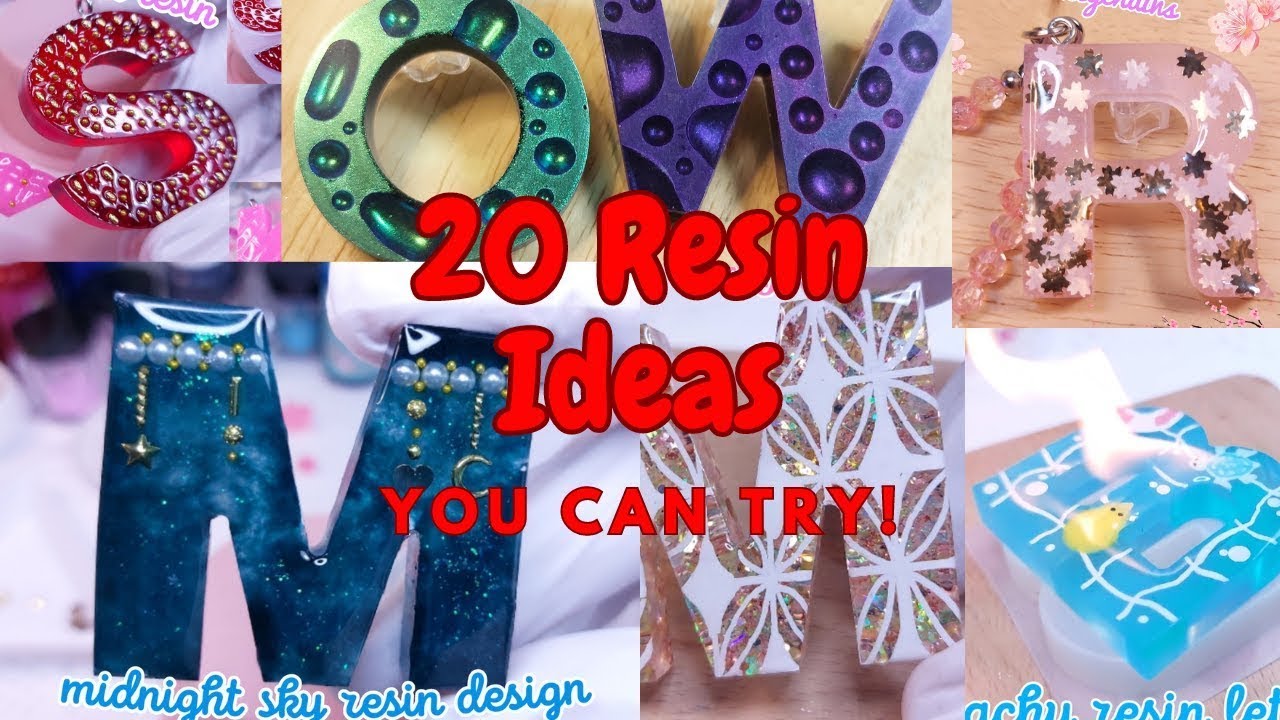 Day 8 of 365 • 20 Resin Ideas to try • resin for beginners Resin Art ...