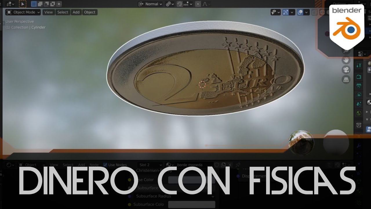 Dinero(Project Mapping) y Físicas (Rigid Body) en Blender 2.9 ...