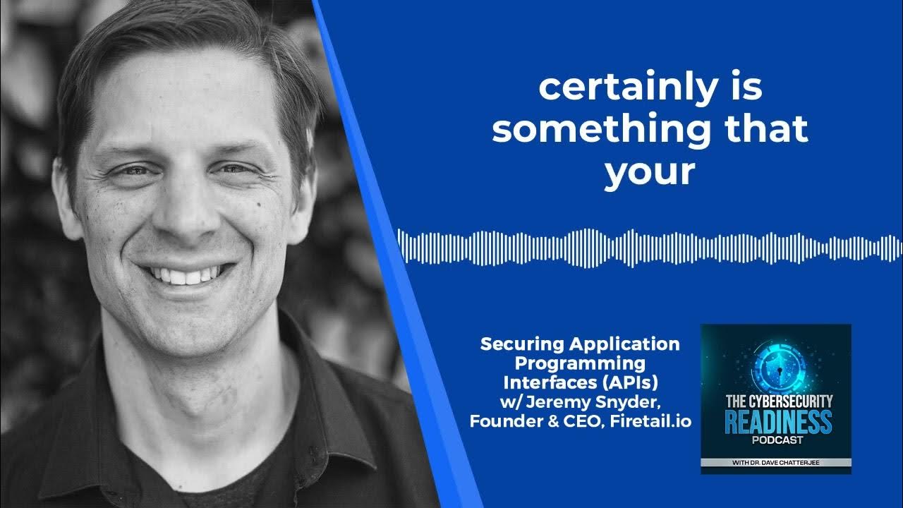 Episode 63 Securing Application Programming Interfaces Apis Youtube