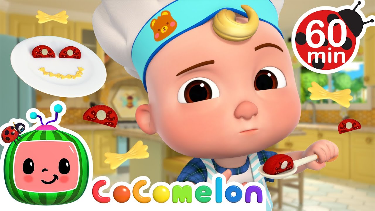 Cook with JJ for Dinner Time! | CoComelon | Nursery Rhymes for Kids ...