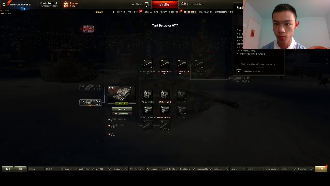 World of Tanks [Interrupted:] BUYING THE AT7!!!!! - YouTube