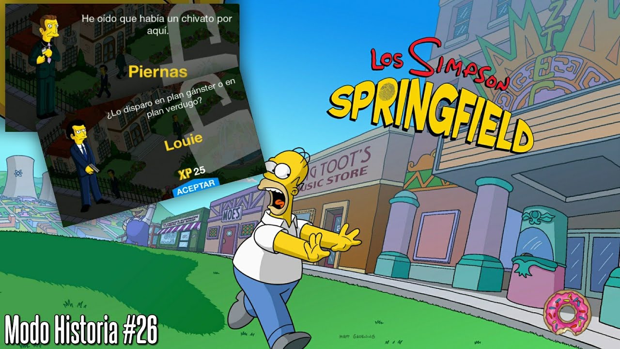 Piernas Y Louie #26 | Modo Historia | Los Simpson Springfield | Por ...