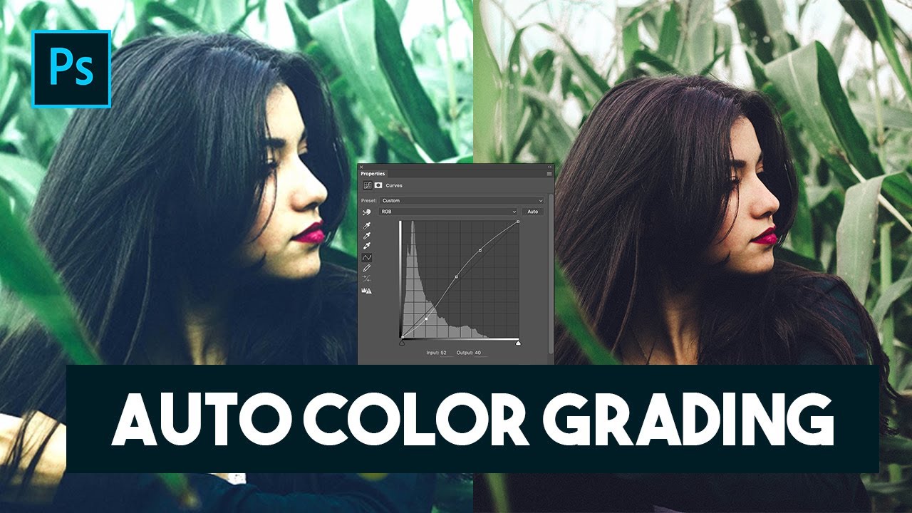 AUTO COLOR Grading Photoshop | Photo Edit | Curves Adjustment Layer ...