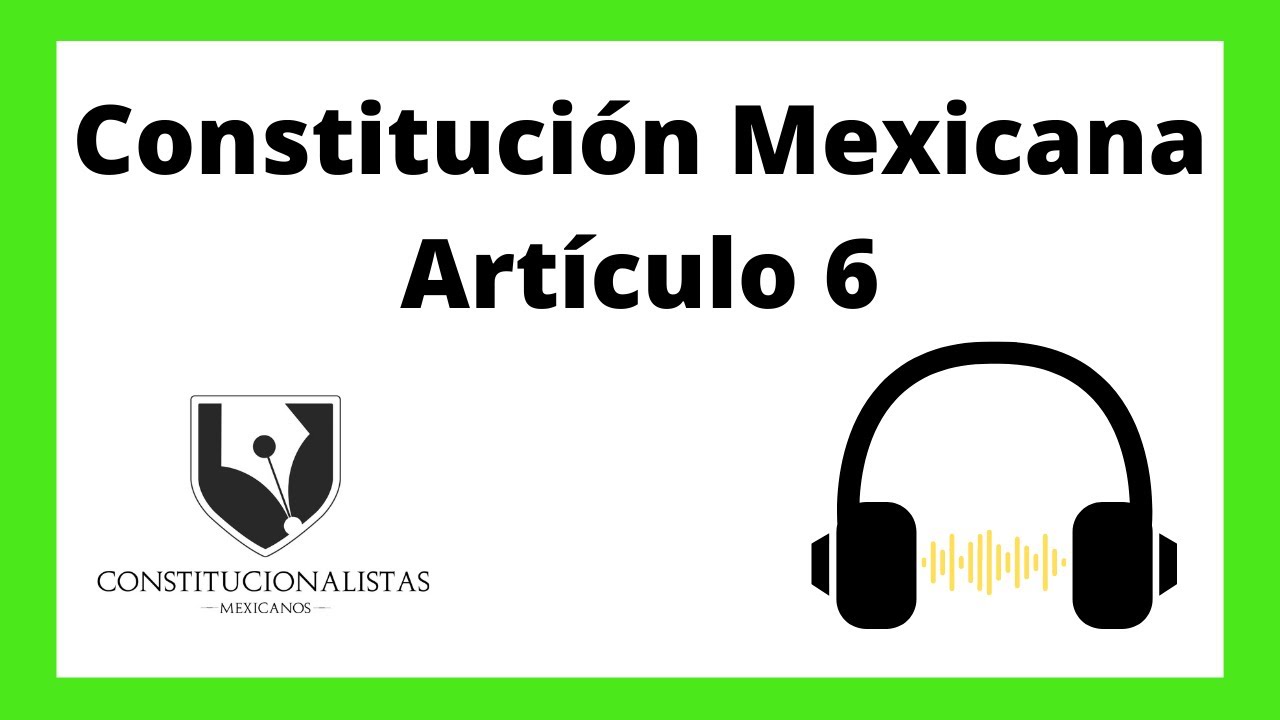 🧖🏼‍♀️ Artículo 6 de la Constitución Política de los Estados Unidos ...