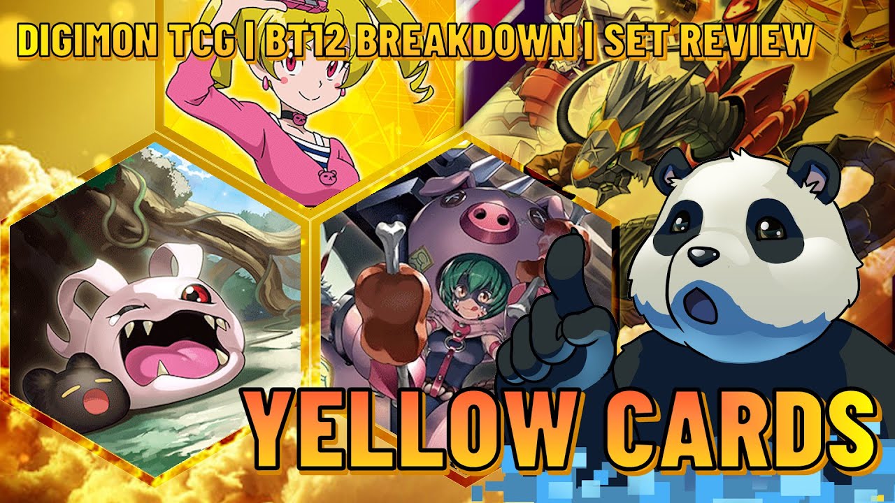 Digimon TCG | BT12 Breakdown | Set Review - Yellow Cards - YouTube
