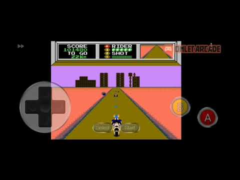 Mach Rider (NES Emulator) - Fighting Course (All 40 Tracks) - YouTube