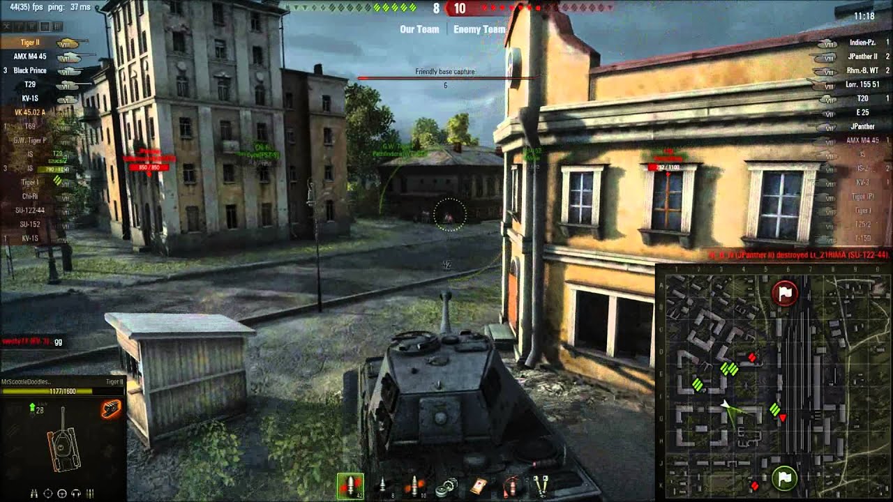 World of tanks 113 - Tiger 2 - Return of the long 88mm - YouTube