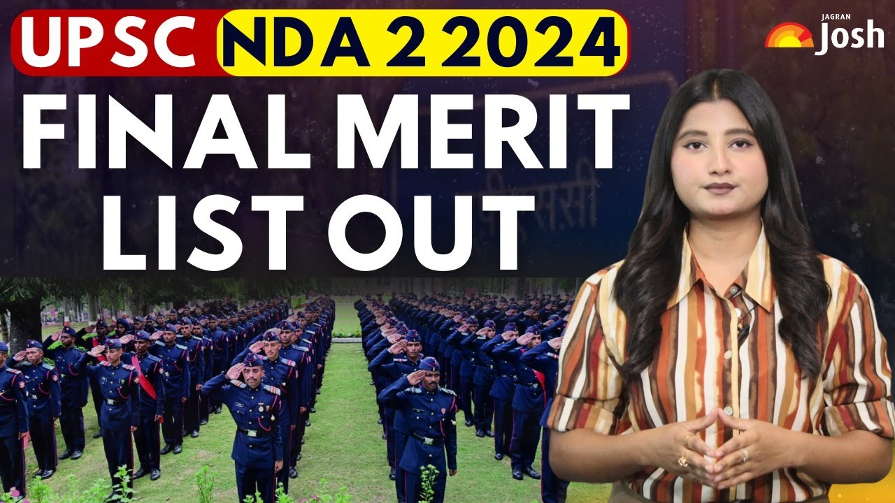 UPSC NDA Final Result Out | NDA 2-2024 Final Merit List Out | UPSC NDA ...