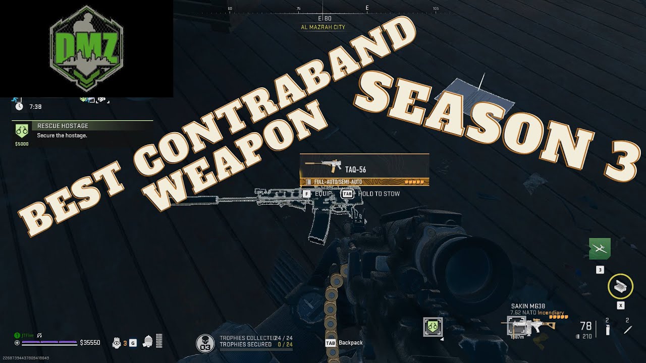 Best Contraband Weapon (in my opinion) to pick up in DMZ Warzone 2.0 ...