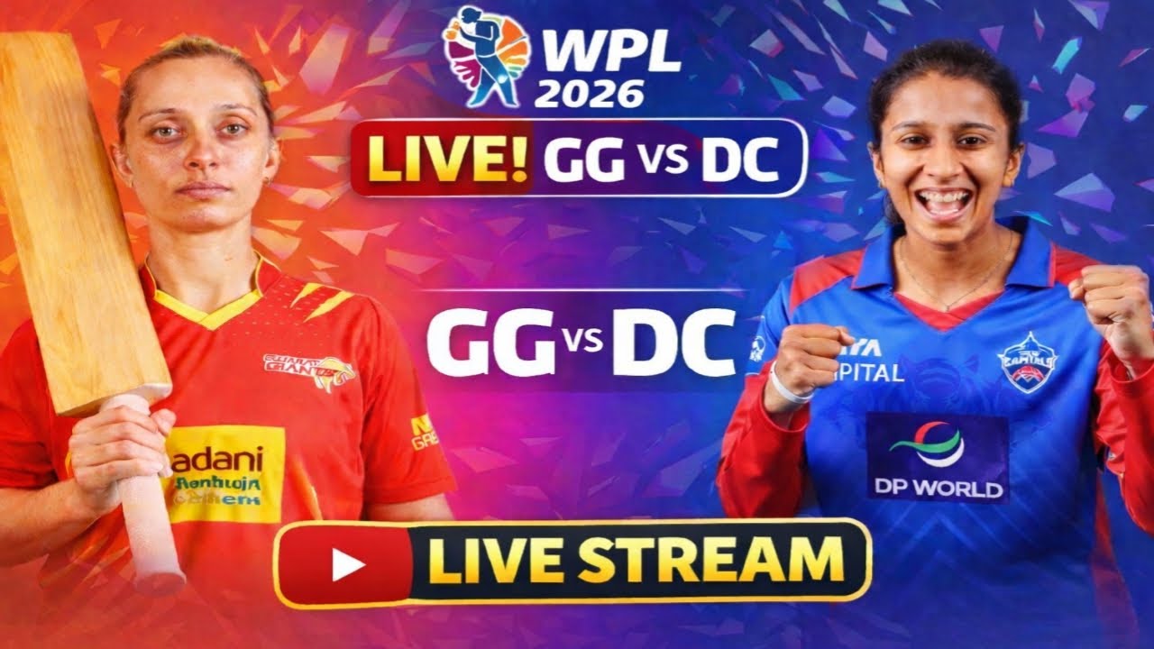 GG vs DC LIVE 🔴 | WPL 2026 Live Match | Gujarat Giants vs Delhi ...