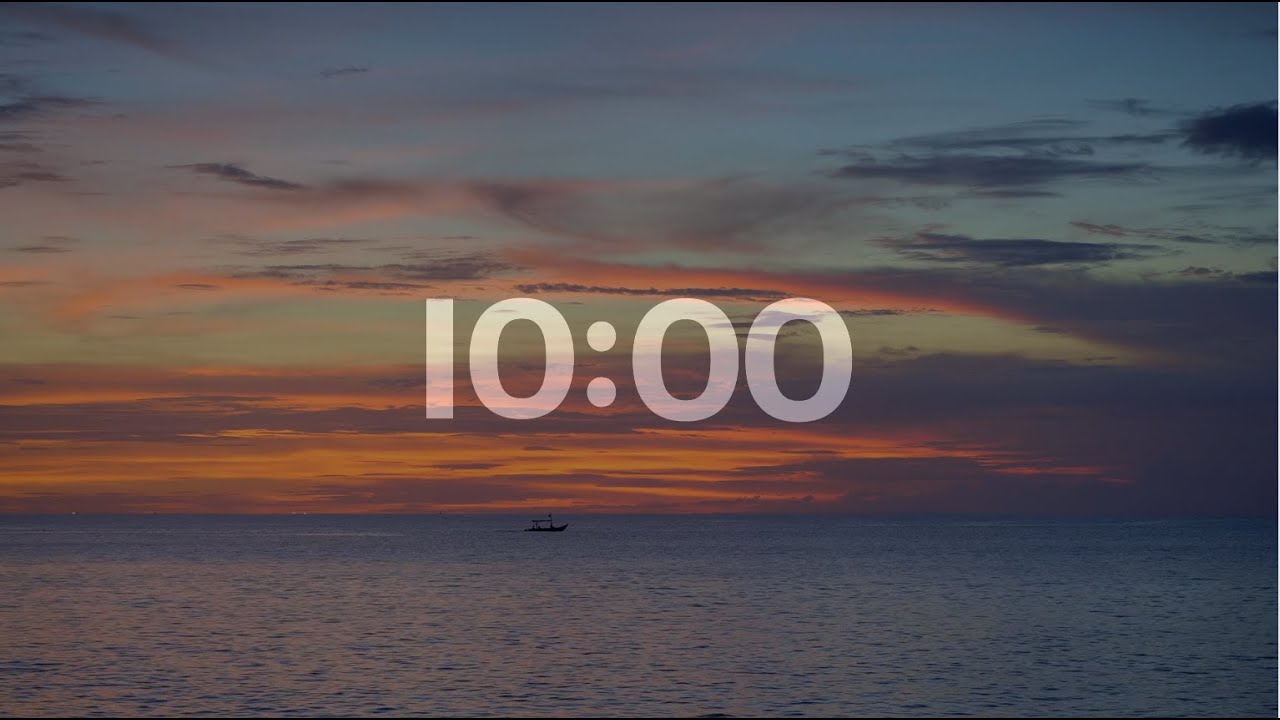 10 Minute Timer Countdown - Calm and Relaxing Music - YouTube