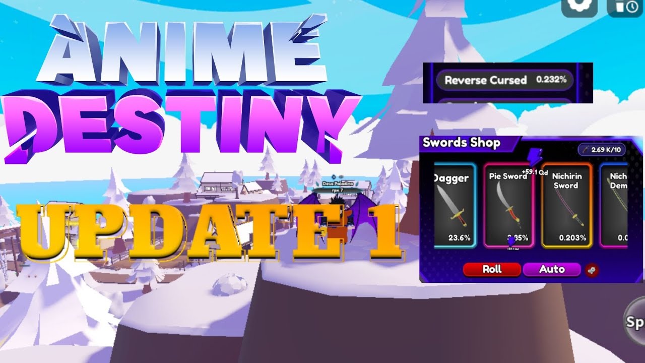 UPDATE 1!!! TUDO QUE VEIO SOBRE A UPDATE 1 DO ANIME DESTINY - YouTube