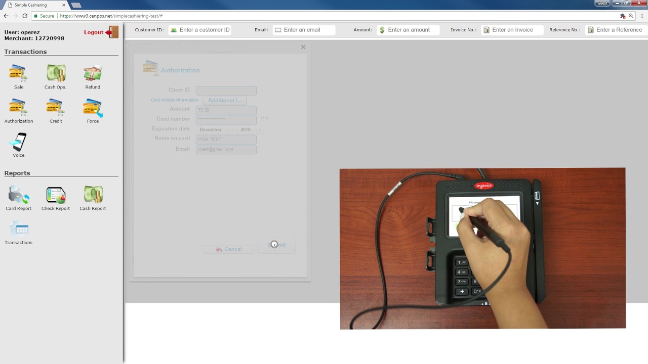 Simple Cashiering | Auth and Force - YouTube