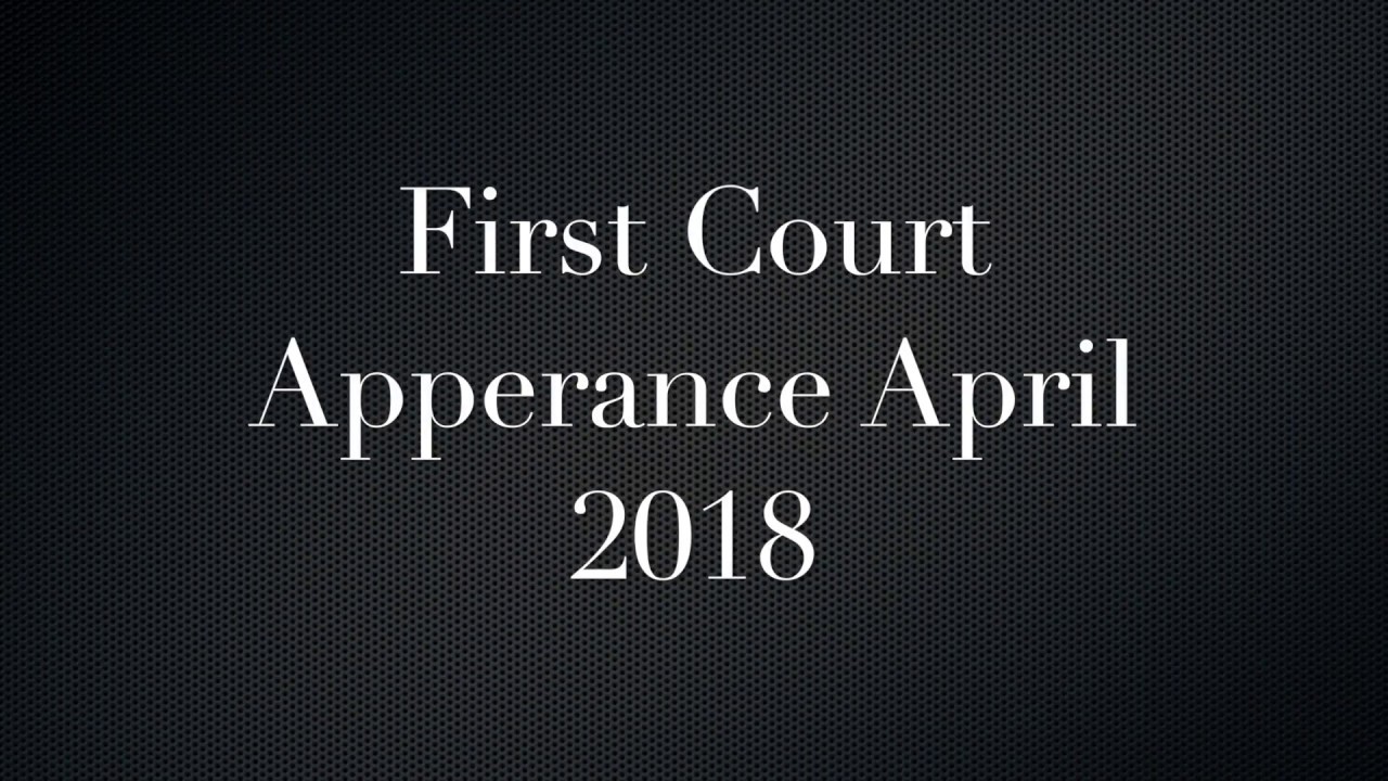 First Court Apperance Oregon - YouTube