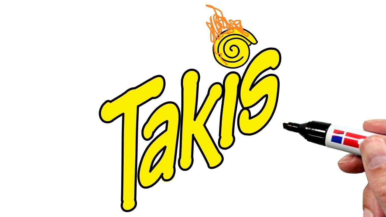 How to Draw the Takis Logo - YouTube