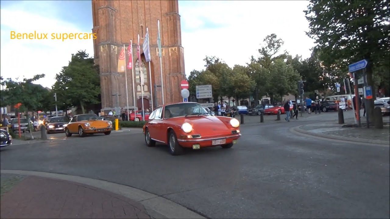 Porsche's leaving car event CCFP 5ft oldtimer Porsche day - YouTube