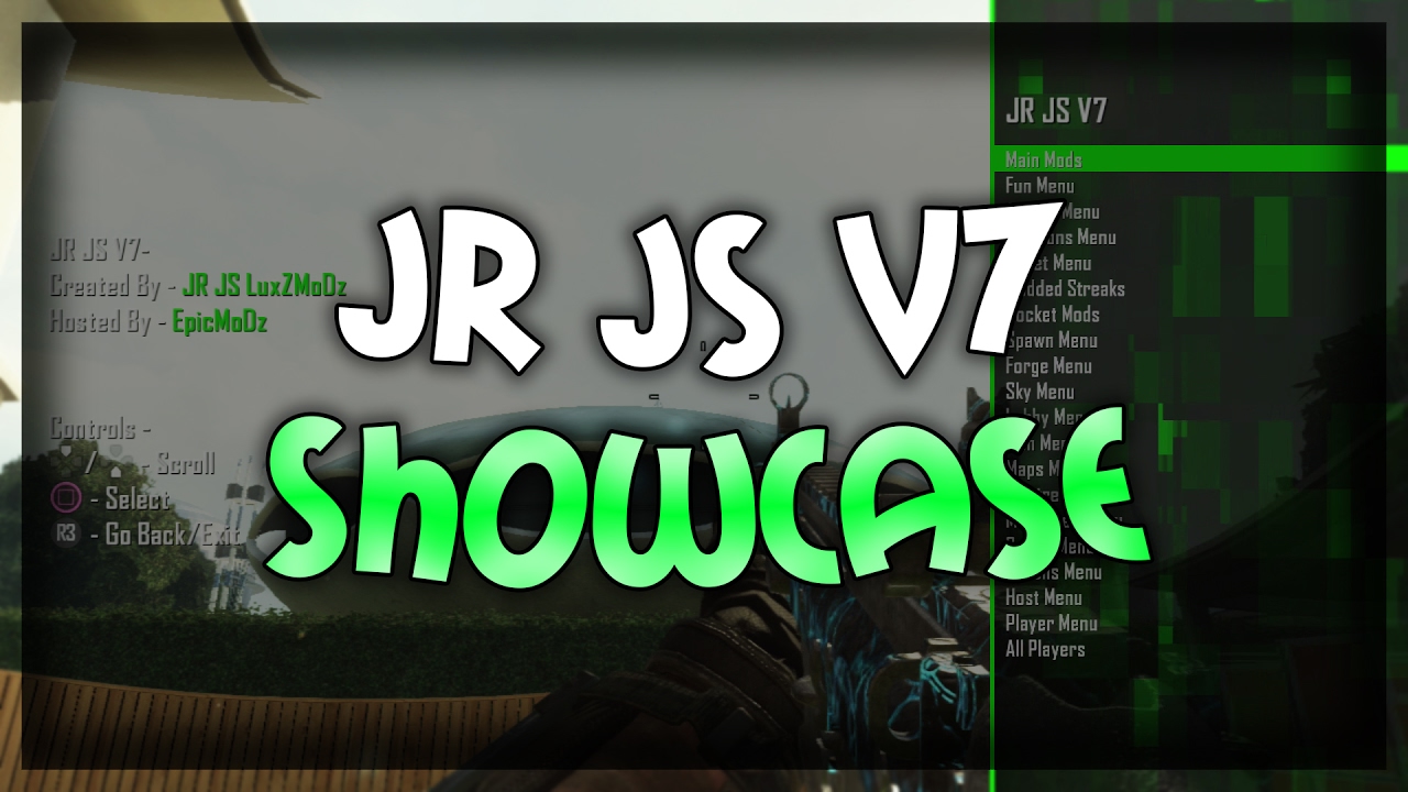 [PS3/BO2] JR JS V7 INSANE FREE MOD MENU SHOWCASE + DOWNLOAD - YouTube
