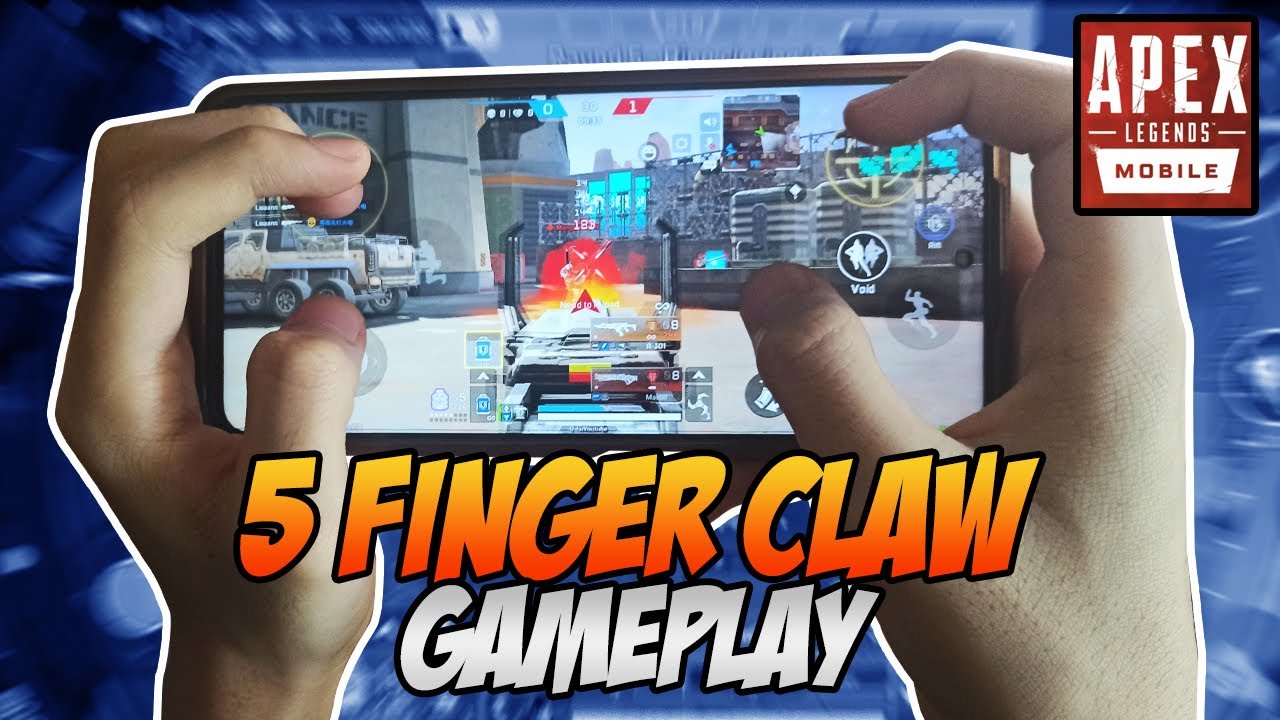 5 FINGER CLAW GYROSCOPE GAMEPLAY | APEX LEGENDS MOBILE - YouTube
