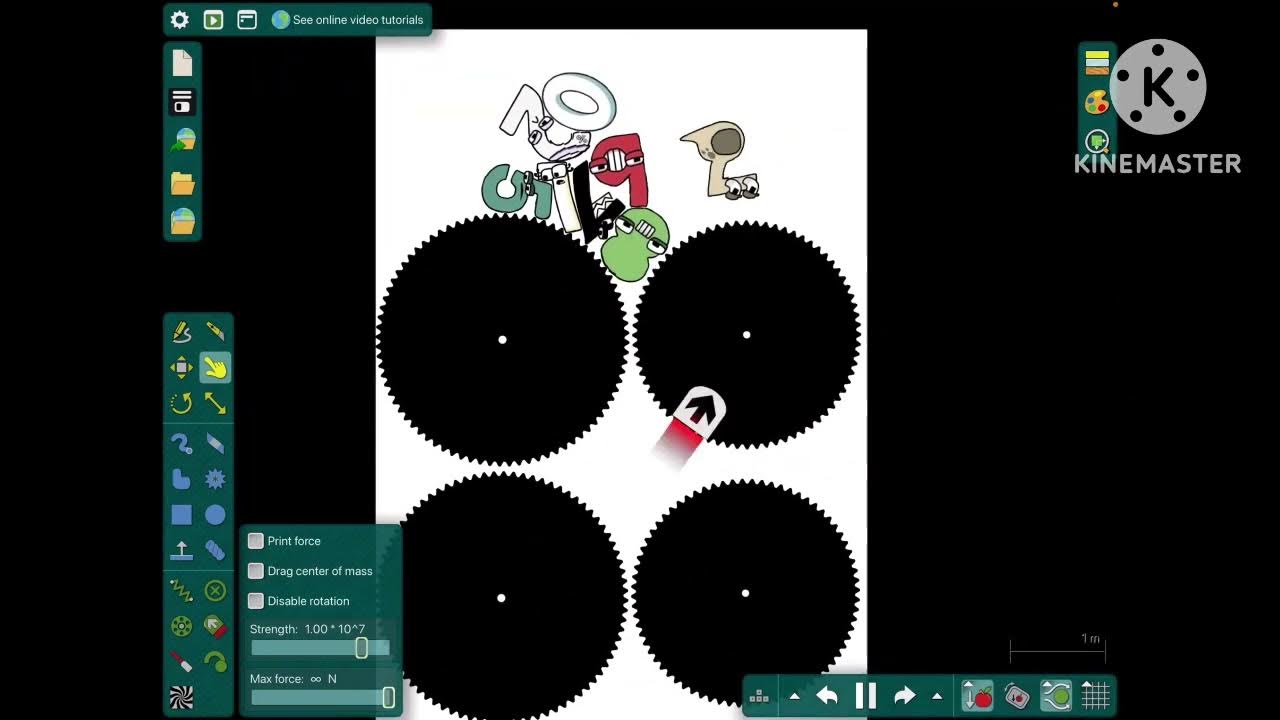 Numbers Lore Algodoo | Gear Crusher Competition - YouTube