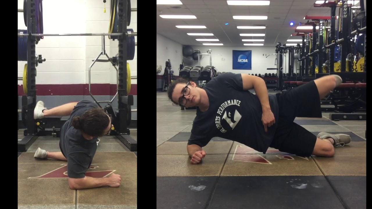 Lateral Pillar Bridge Kneeling w/ Hip Abduction - YouTube