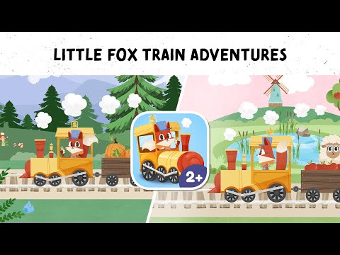 Little Fox Train Adventures – lovely new kids app for children aged 2 ...