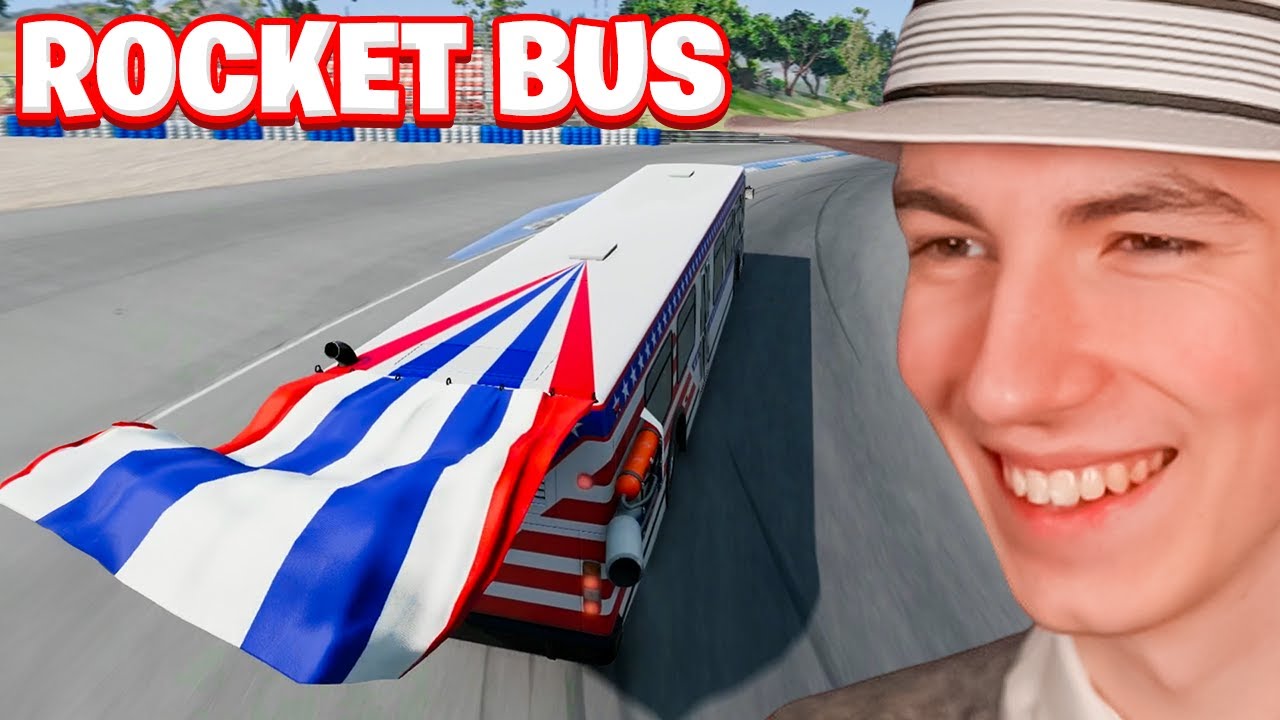 USING A ROCKET BUS IN BEAMNG WAS HILARIOUS - YouTube