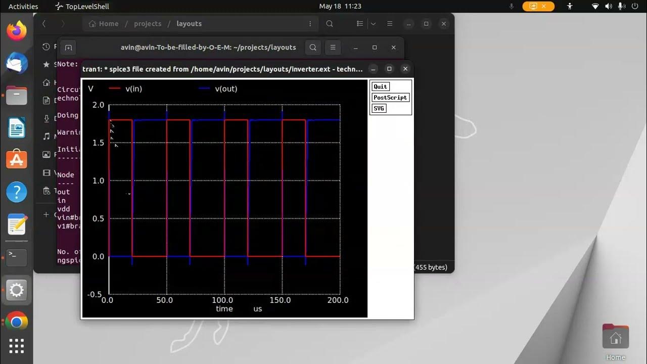 Simulation using irsim and spice - YouTube