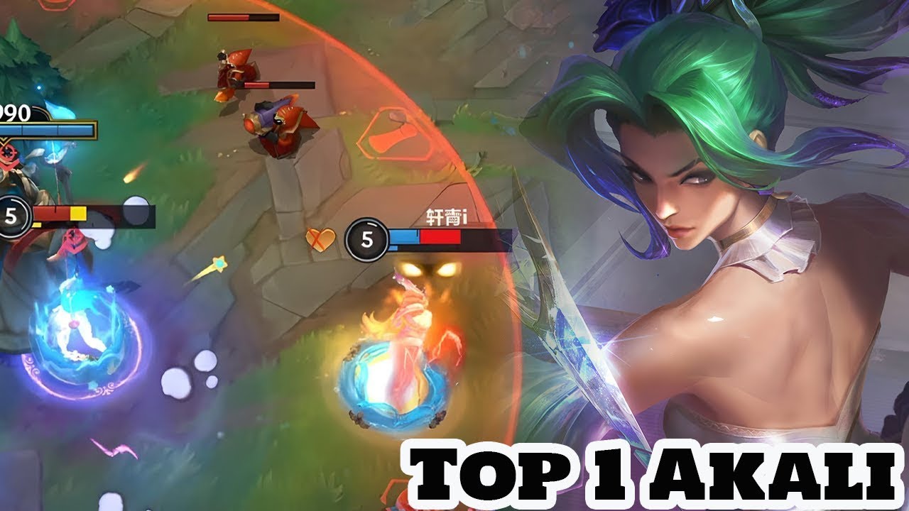 Wild Rift China Akali Mid (19 kill) - Top 1 Akali Gameplay Rank sovereign - YouTube
